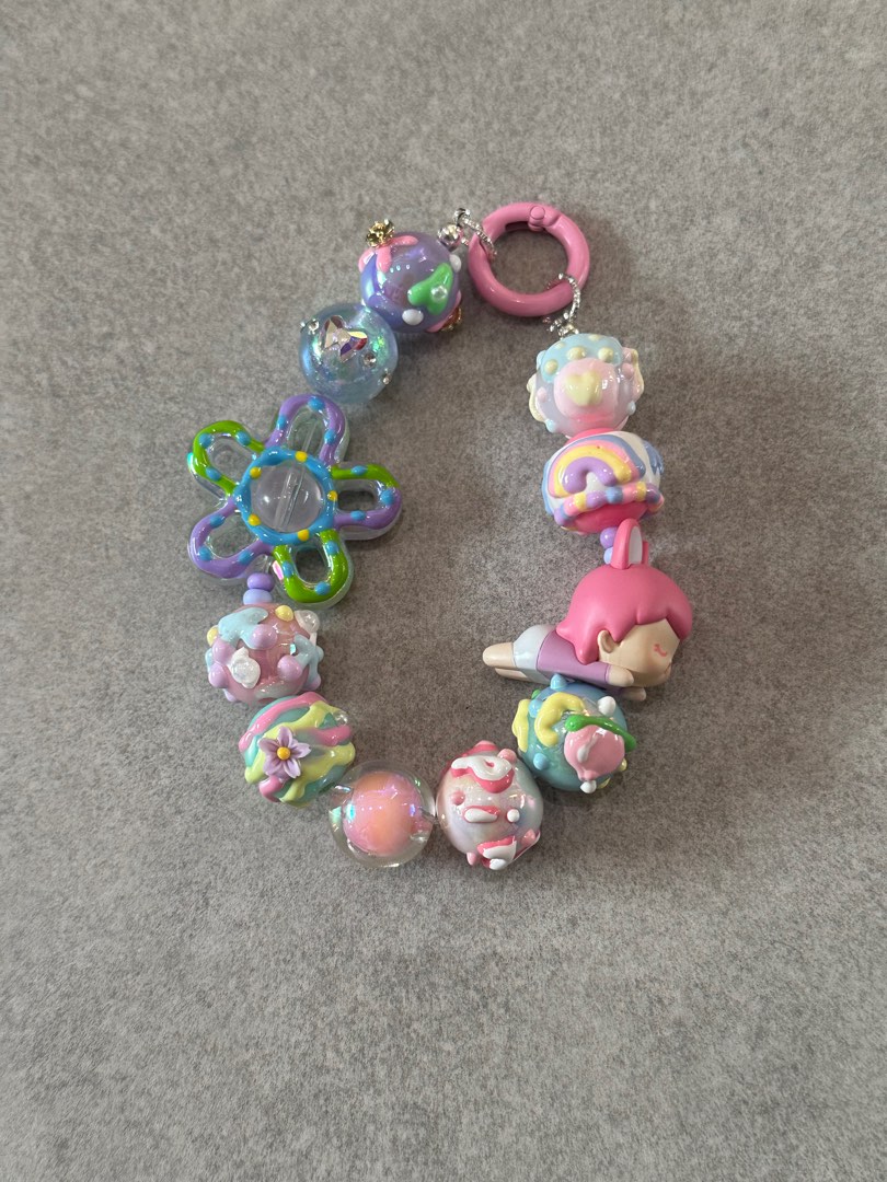 Handmade authentic Popmart Bunny keychain, Hobbies & Toys, Stationery ...