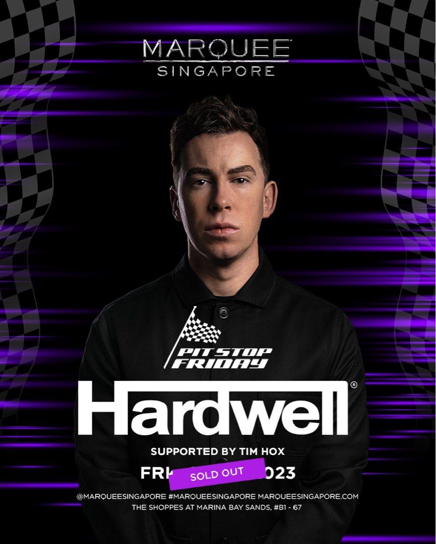 HARDWELL MARQUEE 15 SEP 2023, Tickets & Vouchers, Event Tickets on ...