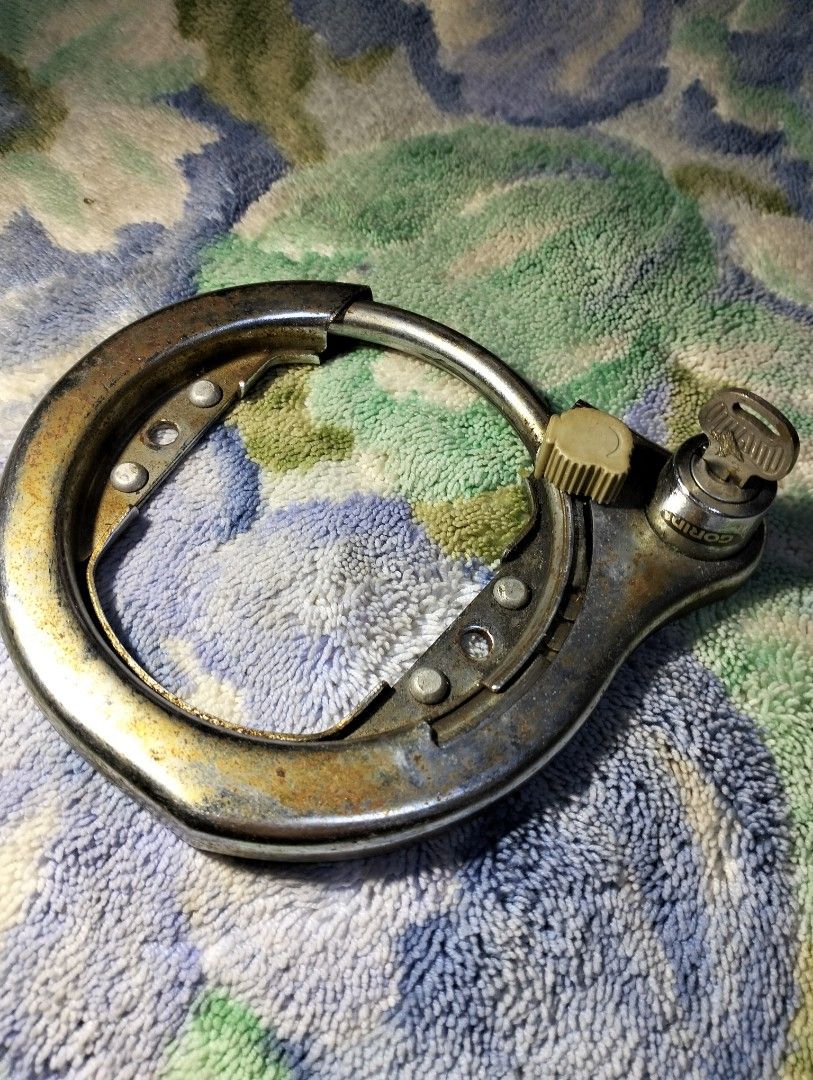 Heavy Duty Gorin Brand Bike Lock With Key From Japan, Furniture & Home ...