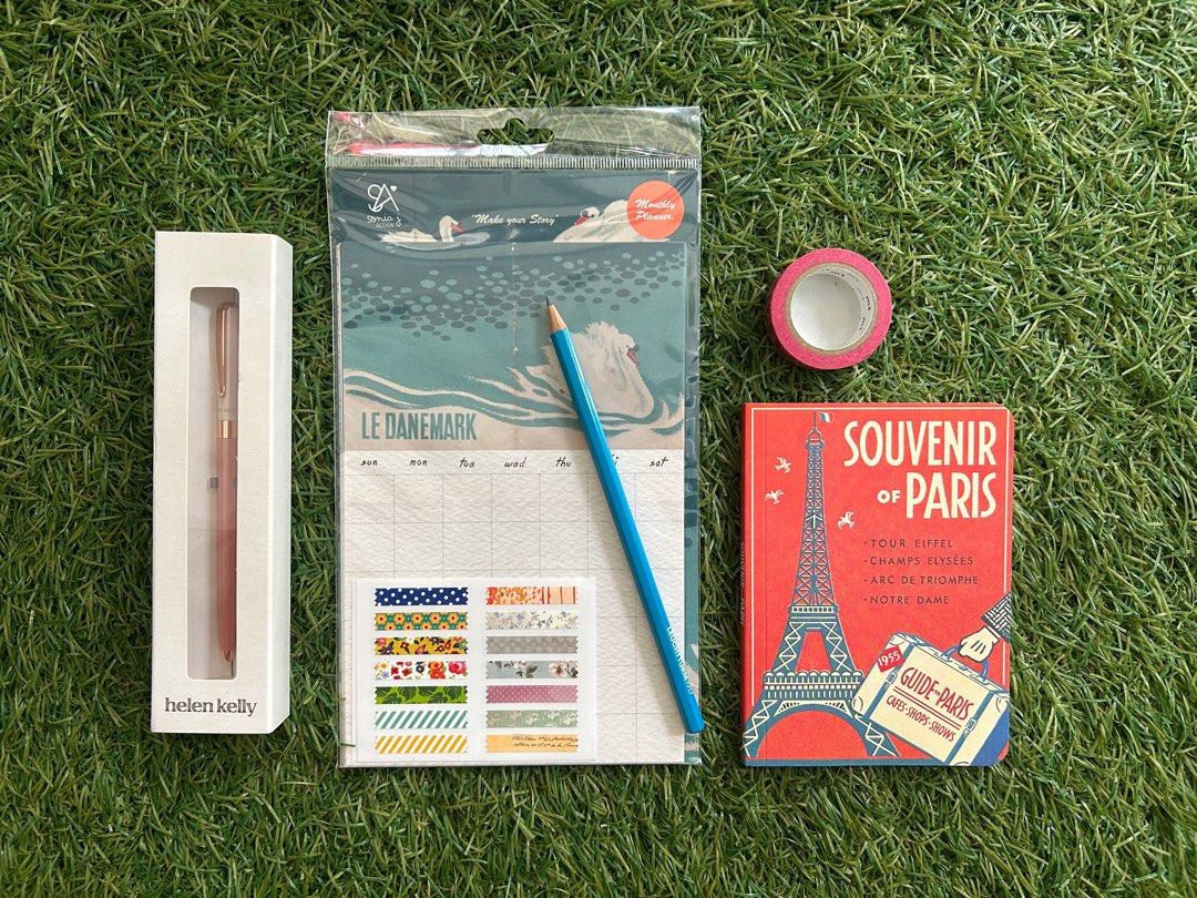 Helen Kelly Pen MT Tape Monthly Planner Paris Note book, Hobbies & Toys ...