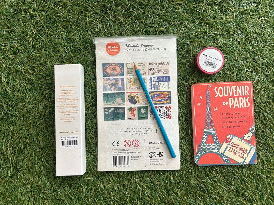 Helen Kelly Pen MT Tape Monthly Planner Paris Note book, Hobbies & Toys ...