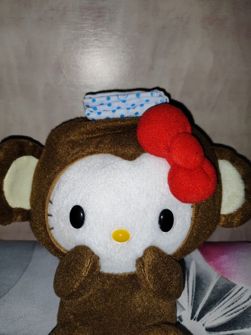 Hello Kitty in Monkey costume Plush Toy, Hobbies & Toys, Toys & Games ...