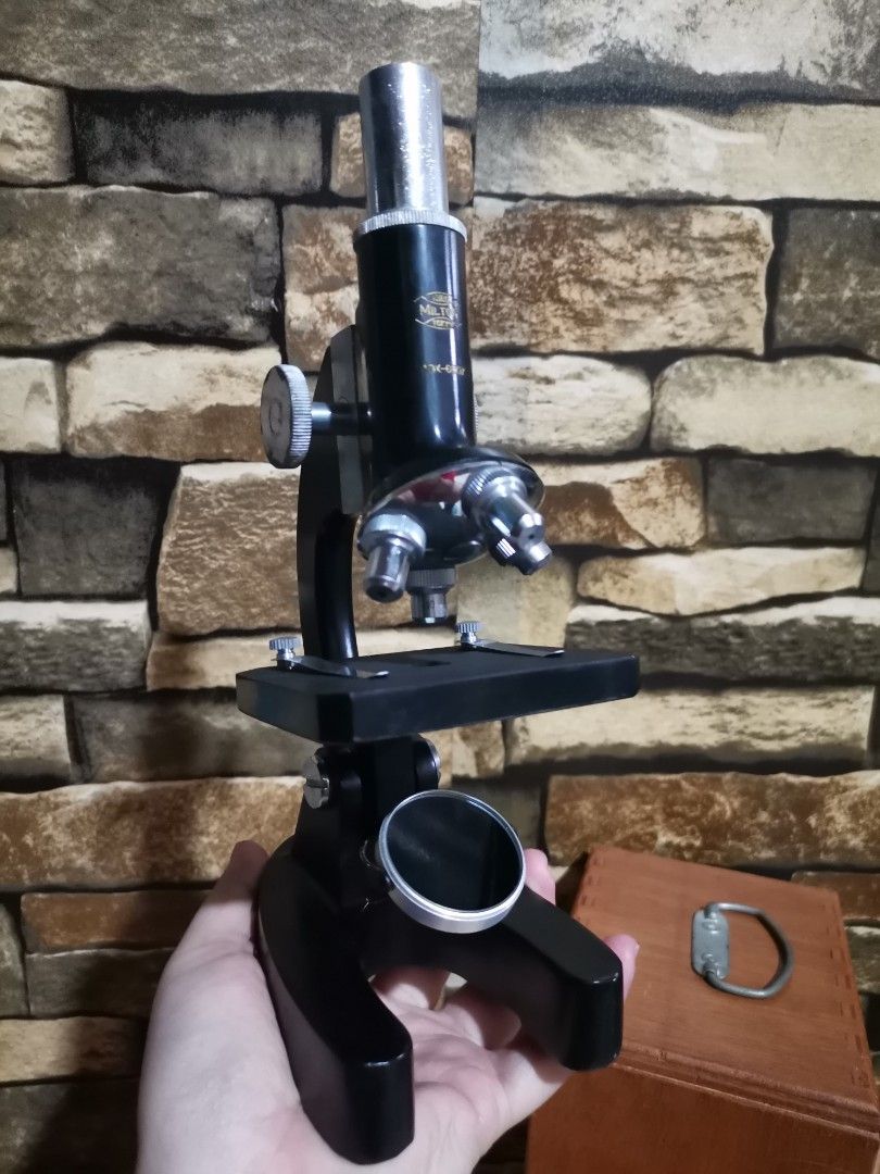 Hino Milton Japan 40x-600x Microscope Set (AS IS), Health & Nutrition ...