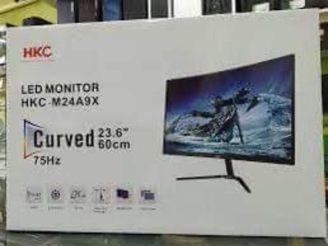 HKC Curved Monitor, Computers & Tech, Parts & Accessories, Monitor ...