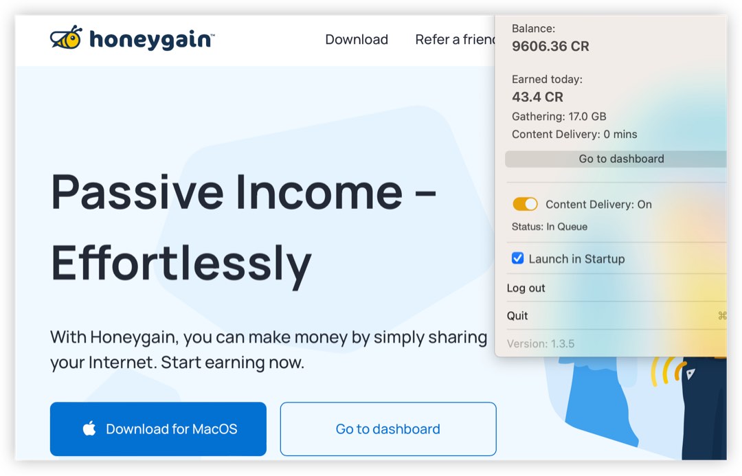 Honeygain被動收入 #passiveincome #passivemoney, 電腦＆科技, 電腦周邊及配件, 電腦軟件 ...