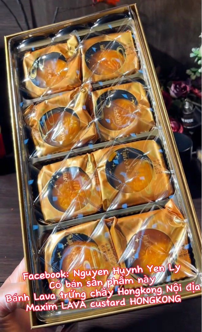 Hongkong Maxim Lava custard mooncake Original from Authentic store ...