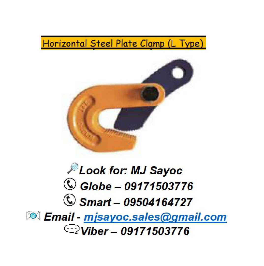 Horizontal Steel Plate Clamp (L Type), Commercial & Industrial ...