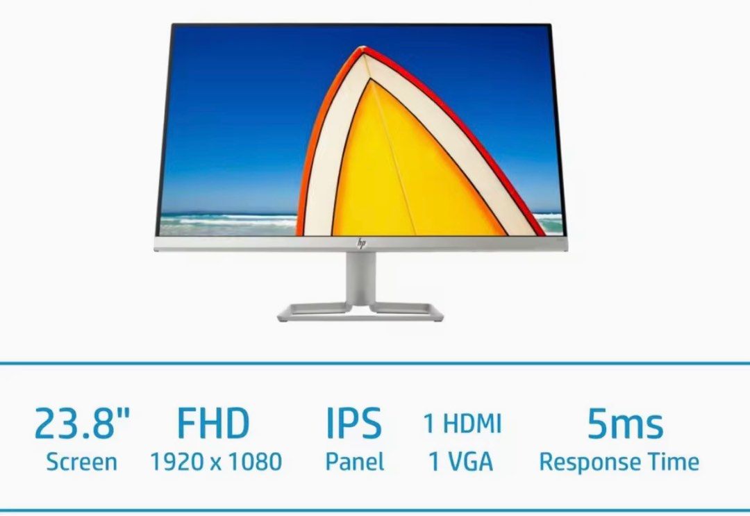 HP 24 inch FHD Display Monitor, Computers & Tech, Parts & Accessories ...
