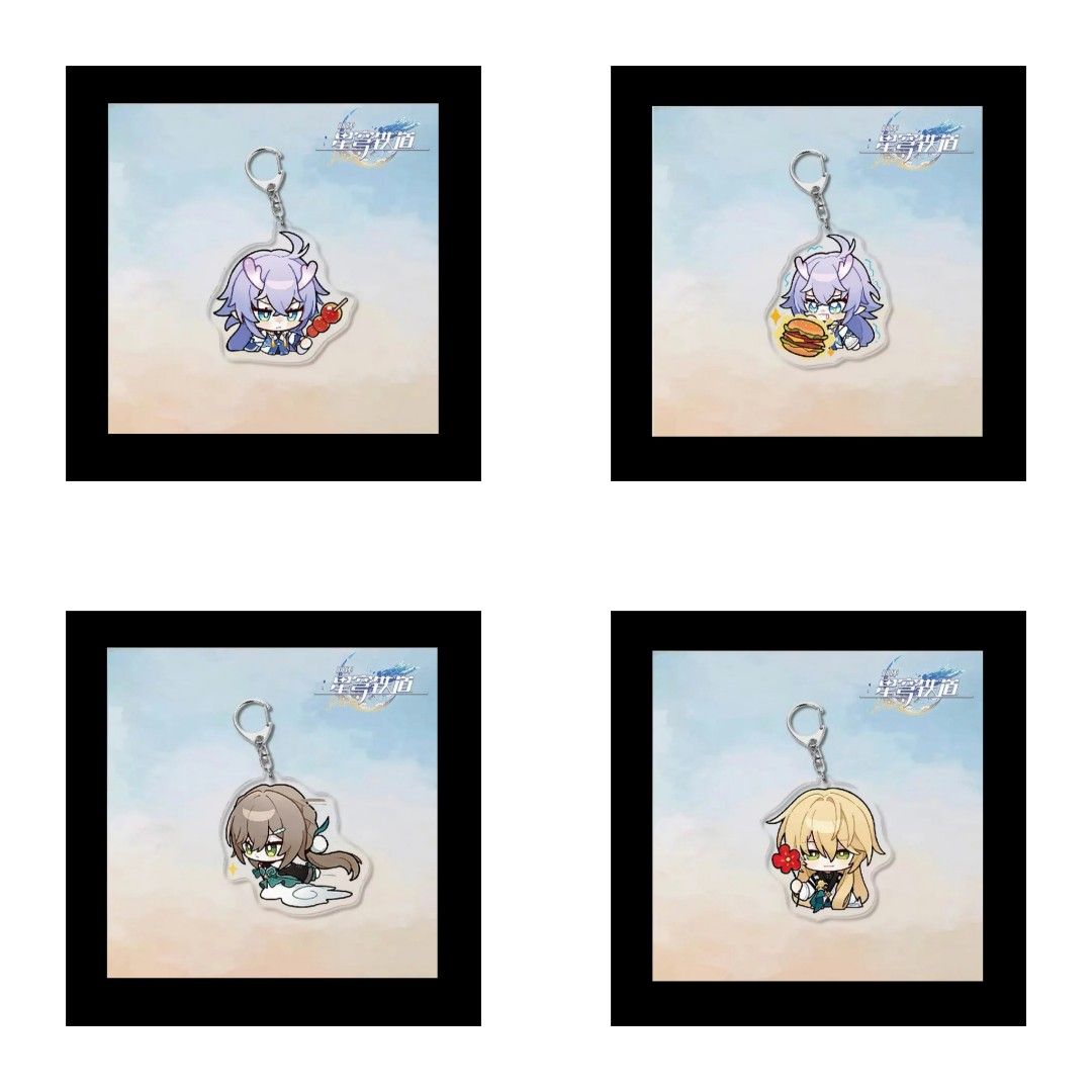 [HSR] Cute Chibi Character Acrylic Keychains (Pre-Order) Honkai Star ...