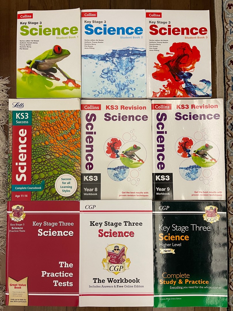IGCSE GCSE Key Stage Three KS3 Science Course Books Study Guides ...