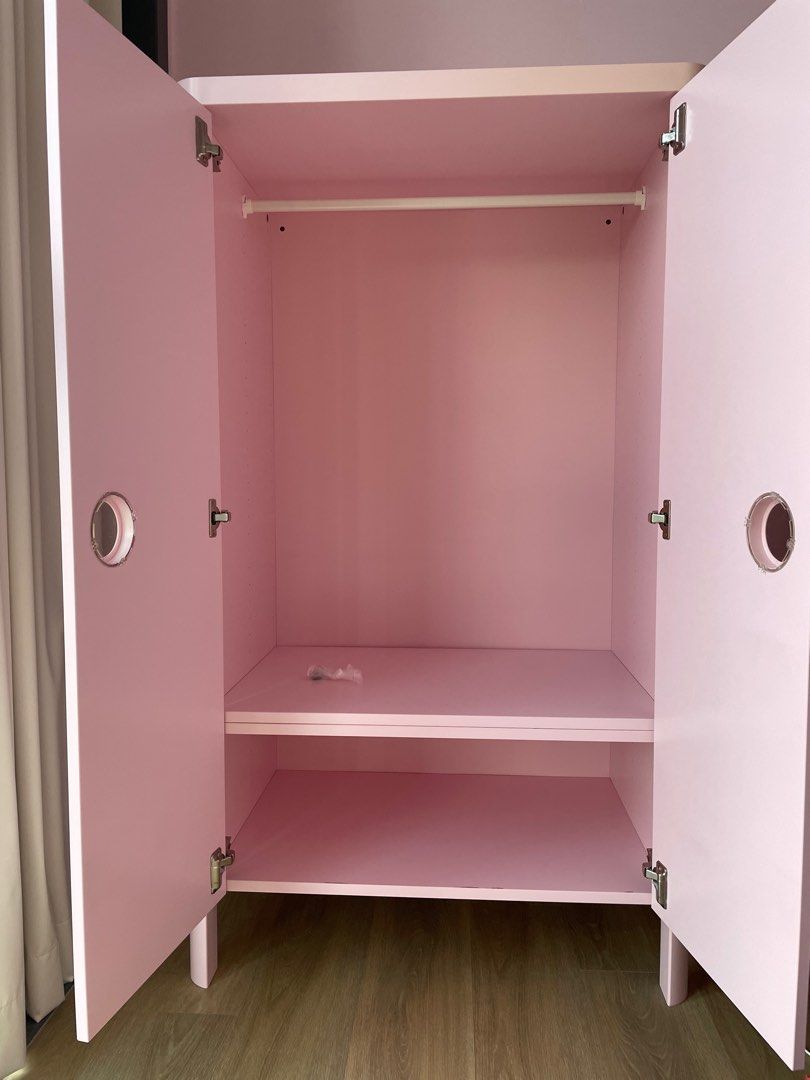 Ikea Busunge children cupboard Pink, Babies & Kids, Baby Nursery & Kids ...