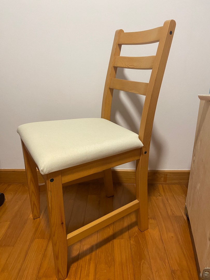 IKEA Lerhamn Dining Chair, Furniture & Home Living, Furniture, Chairs ...