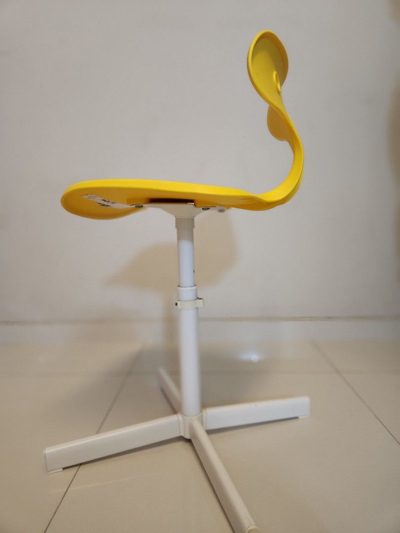IKEA MOLTE Desk chair, Yellow, Furniture & Home Living, Furniture ...