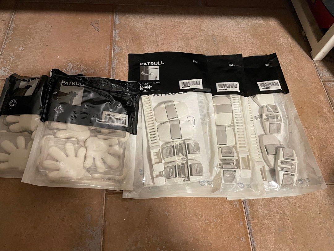 IKEA Patrull drawer latches and safety table corner guards, Babies ...