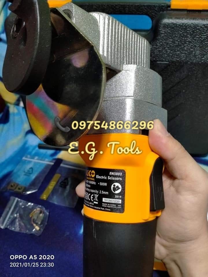 INGCO 500W, 2.5mm Electric Scissor / Electric Metal Shear (EN5002 ...
