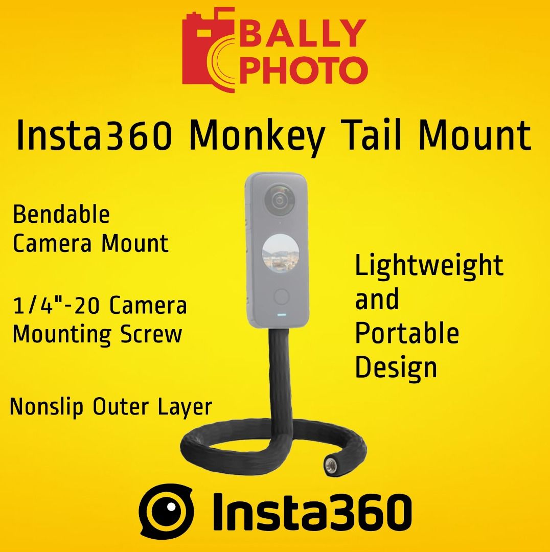 Insta360 Monkey Tail Mount, Photography, Photography Accessories, Other Photography Accessories ...