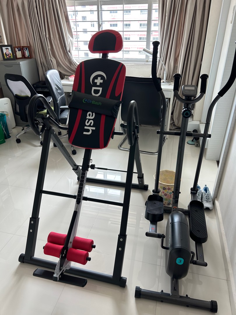Inversion table, Sports Equipment, Exercise & Fitness, Toning ...