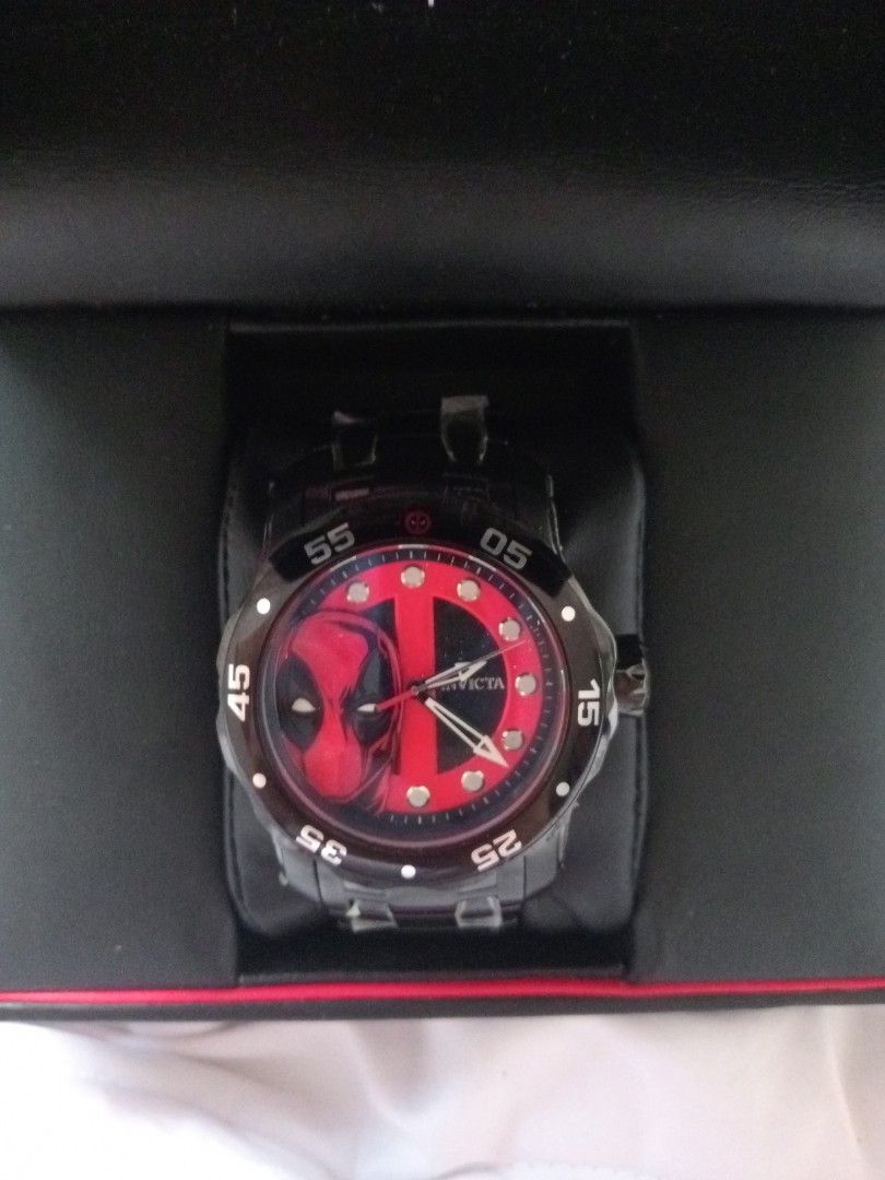 Invicta deadpool limited edition, Men's Fashion, Watches & Accessories ...