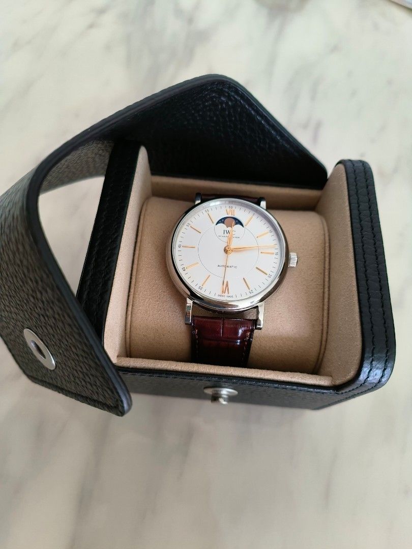 IWC Automatic Moon Phase, Luxury, Watches on Carousell