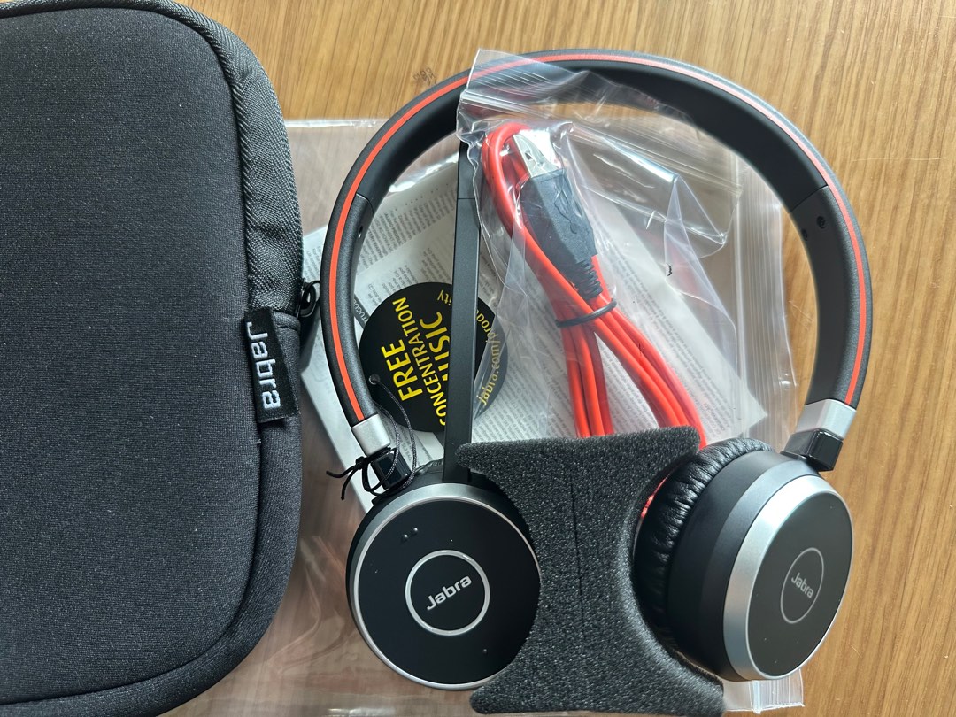 Jabra Evolve 65 MS, Audio, Headphones & Headsets on Carousell