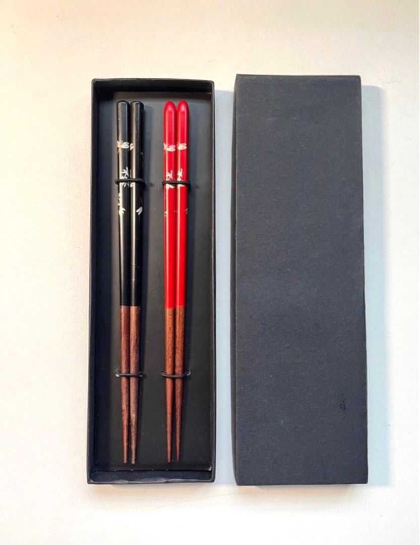 Japanese Chopsticks Set (new), Furniture & Home Living, Kitchenware ...