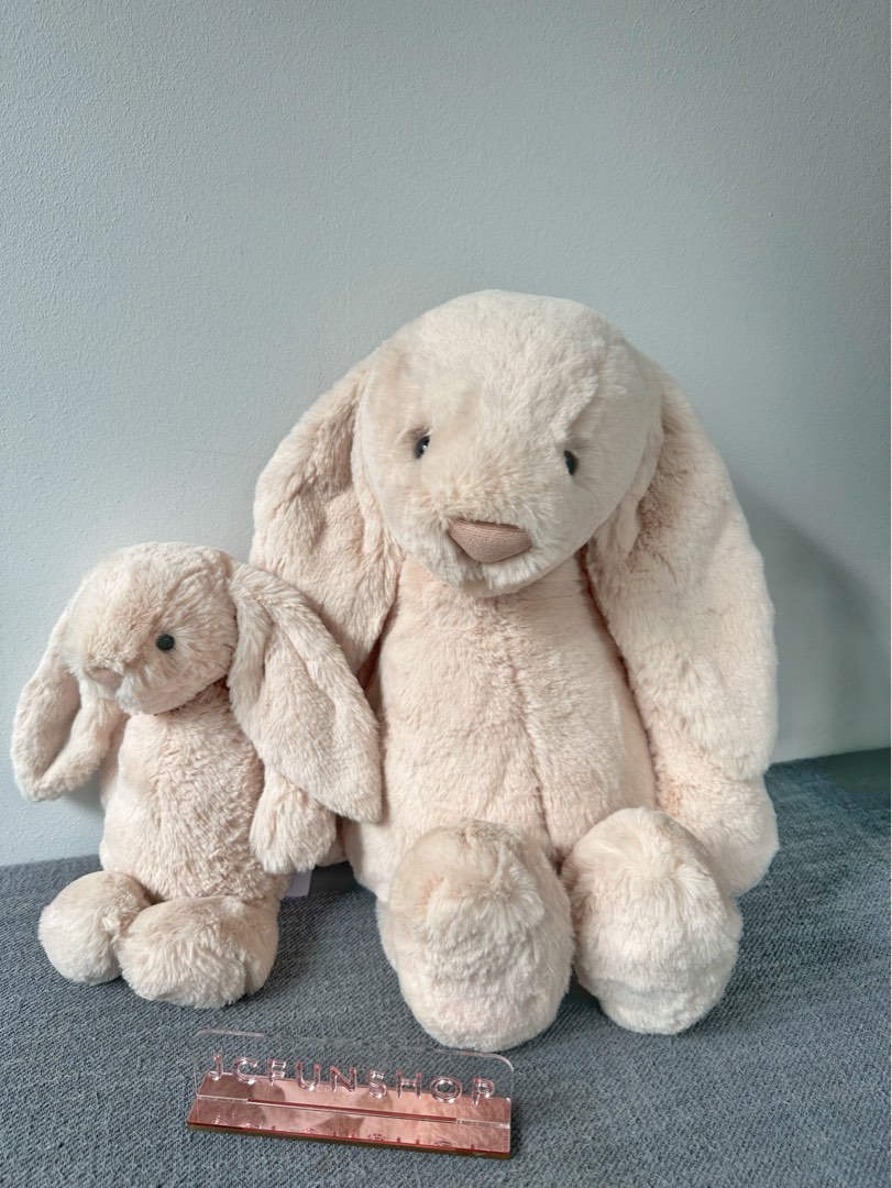 Jellycat Huge Willow Bashful Luxe Bunny Exclusive Special Edition, Hobbies & Toys, Toys & Games ...