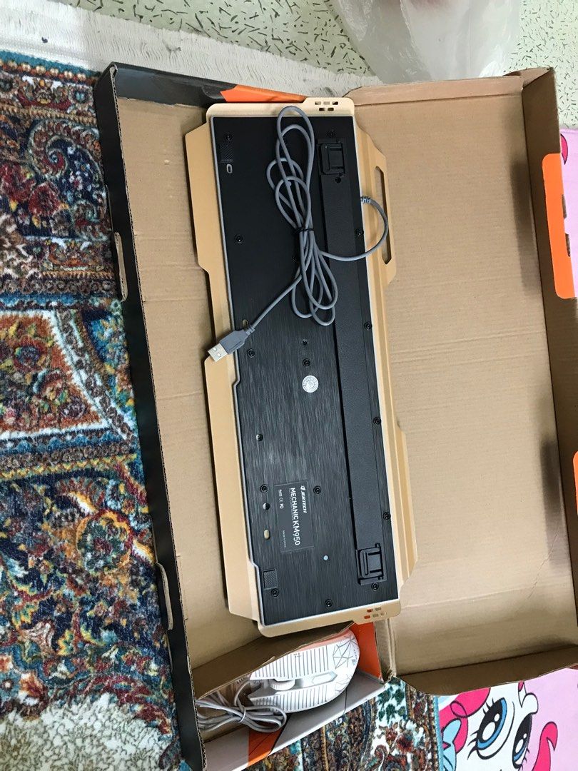 Jertech Mechanic KM950 Keyboard and mouse Combo, Computers & Tech ...