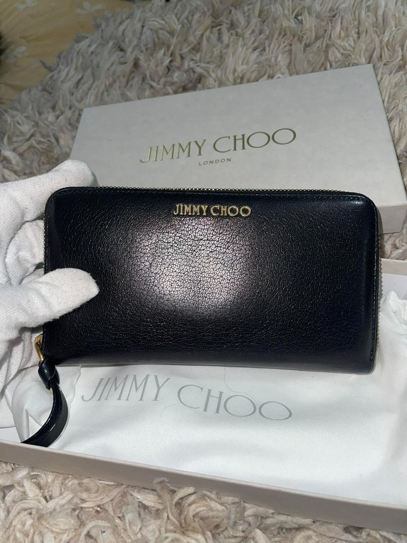 JIMMY CHOO WALLET COMPLETE INCLUSION WITH CARE CARD AND ORIG DUSTBAG ...
