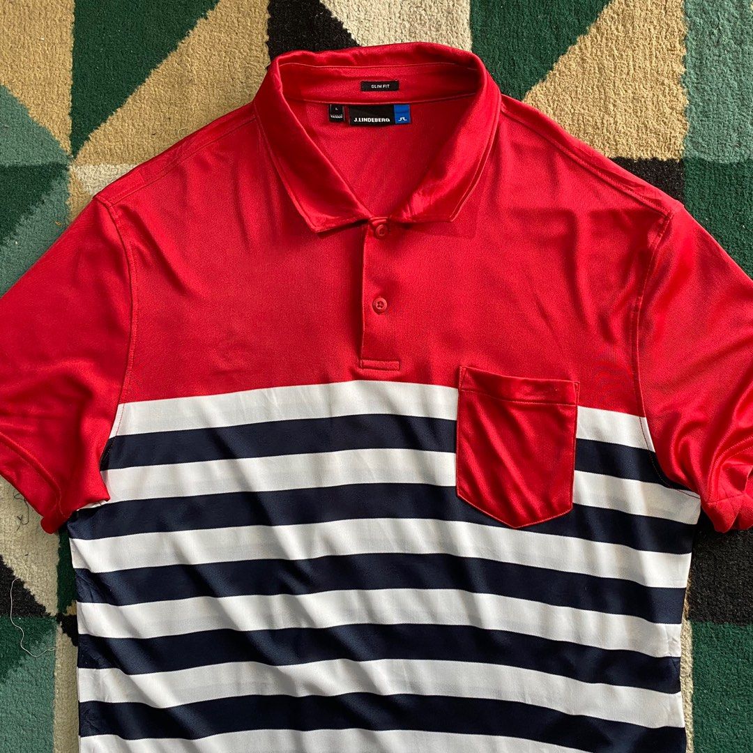 J.Lindeberg "M Carl TX Golf Shirt", Olah Raga, Baju Olahraga di Carousell