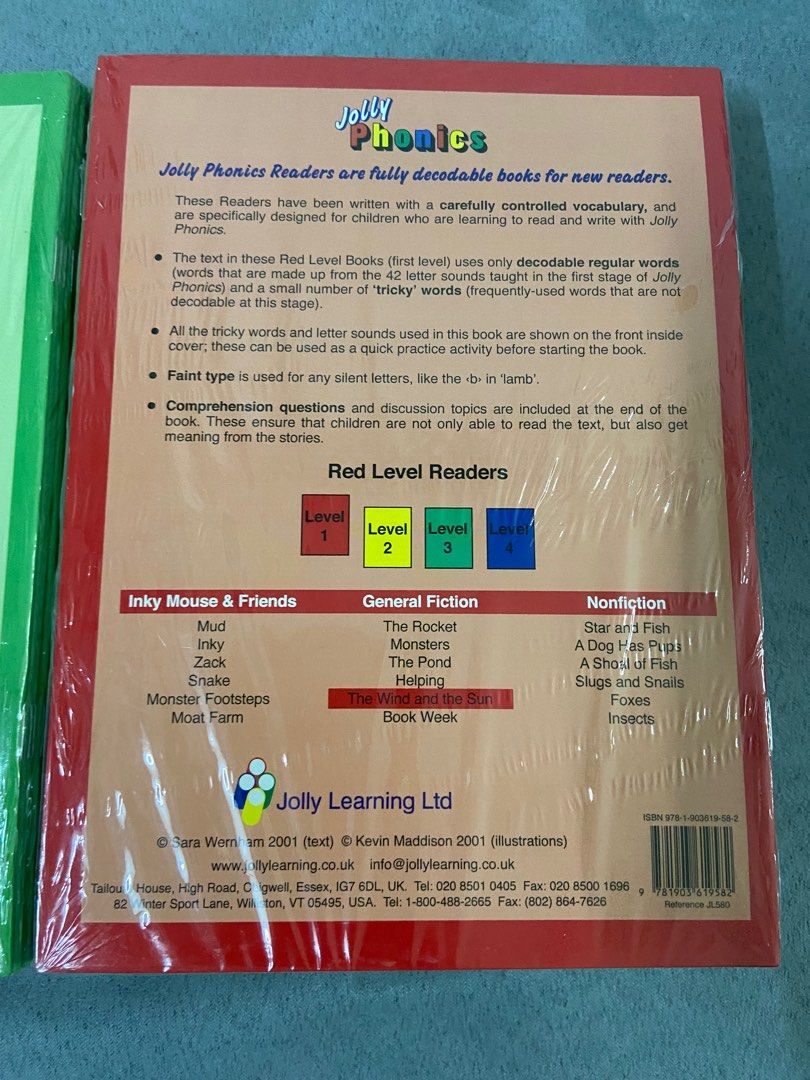 Jolly Phonics Readers Level 1 to 4 (complete set), Hobbies & Toys, Books & Magazines, Children's ...