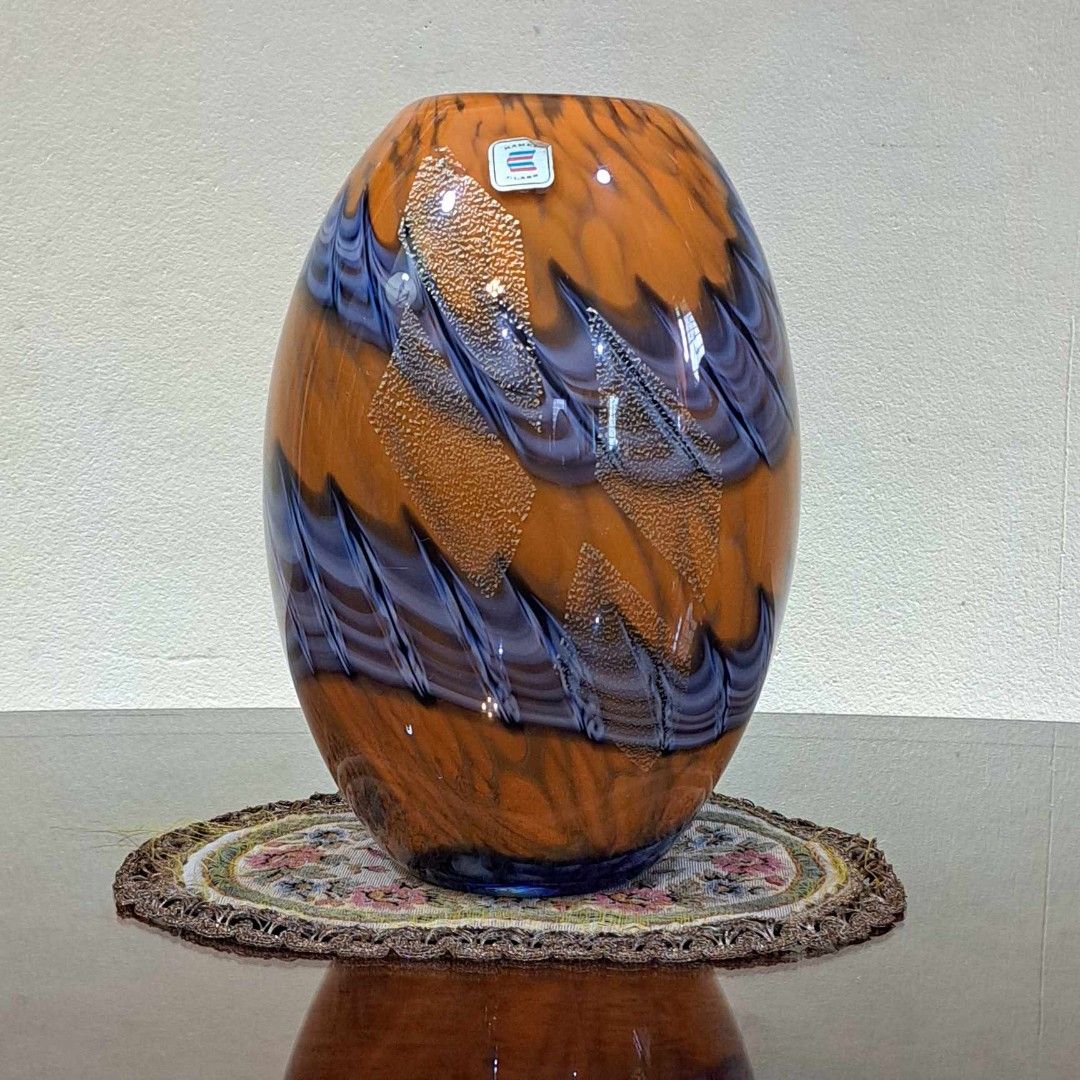 Kamei Glass Osaka A Murano Glass Vase, Furniture & Home Living, Home Decor, Vases & Decorative ...