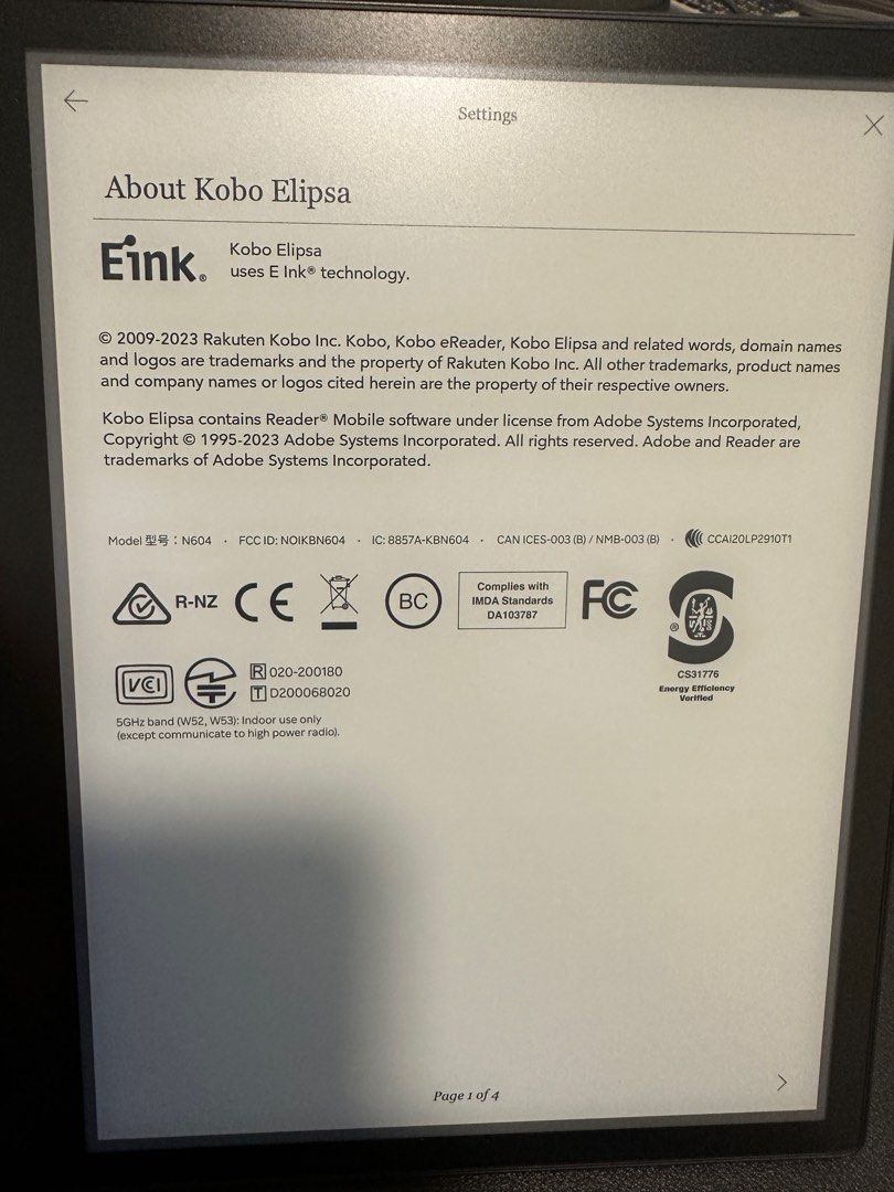 Kobo Elipsa Ereader 10 inch, Mobile Phones & Gadgets, E-Readers on ...