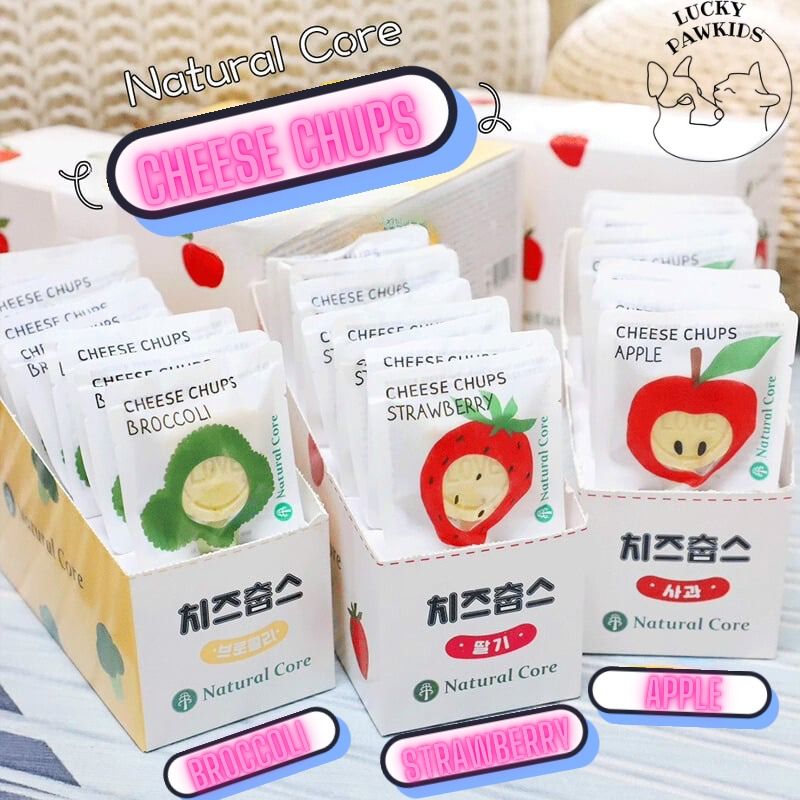 Korean Natural Core Cheese Chups / 16g / Dog Treats / Lollipop / Apple ...