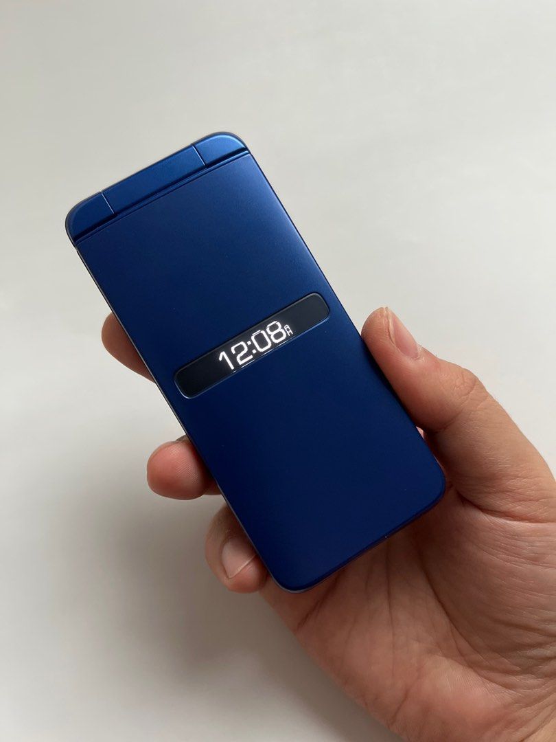 KYOCERA GRATINA KYF39 (navy blue) Japan android flip phone Any sim ...