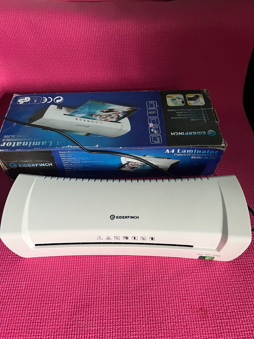 Laminating machine, Computers & Tech, Printers, Scanners & Copiers on Carousell