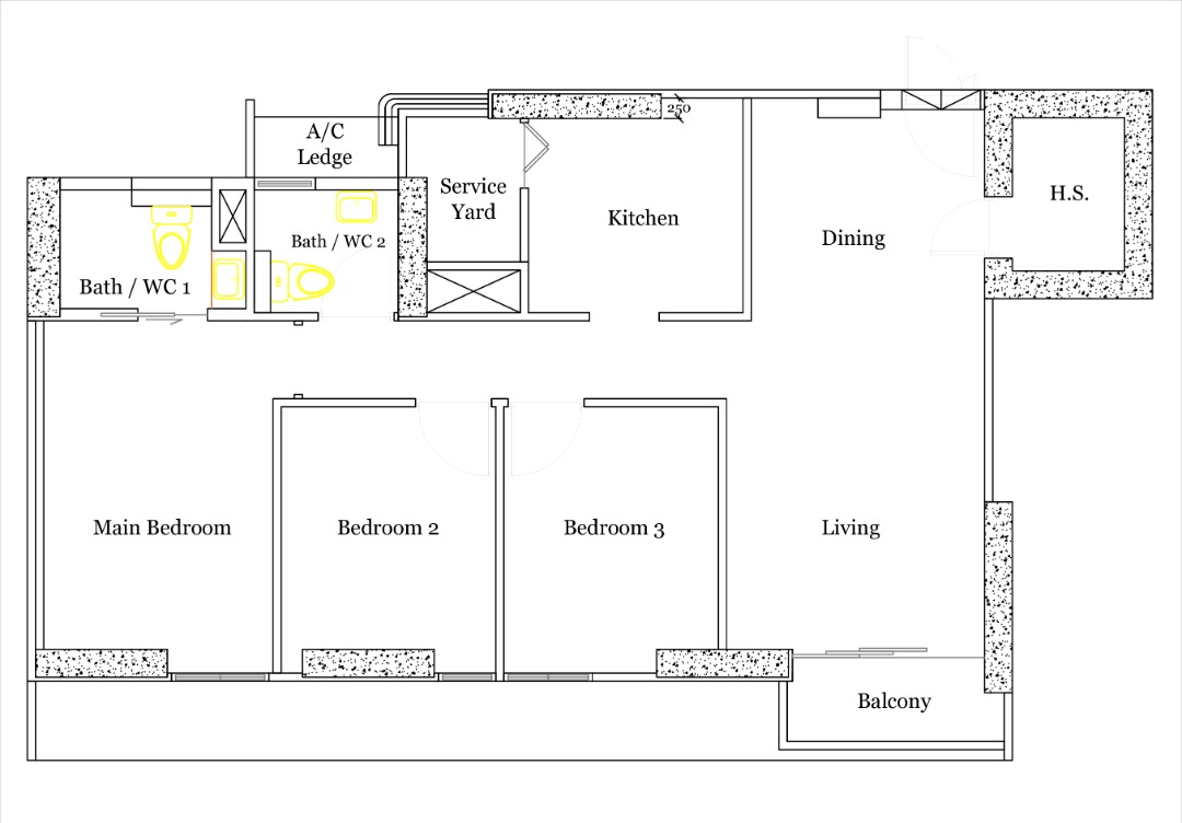 Layout, Floor, Elevation, Electrical, Ceiling Plan for Residential ...
