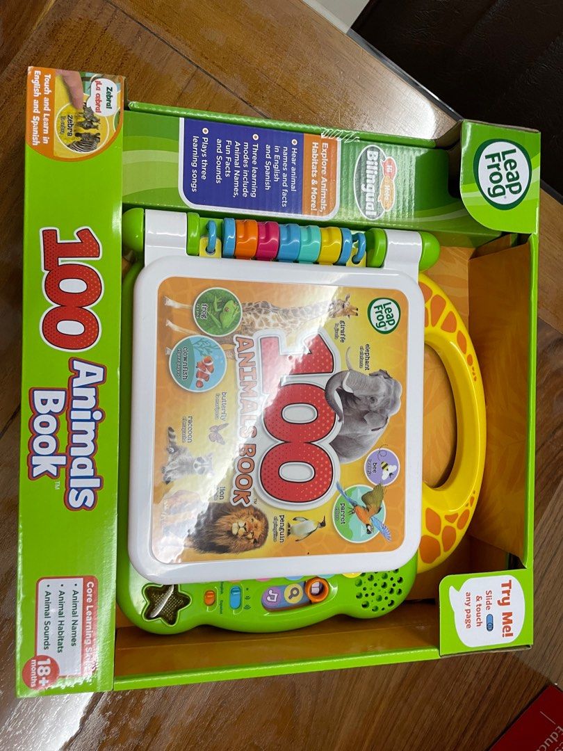 Leap Frog 100 animals name, Babies & Kids, Infant Playtime on Carousell