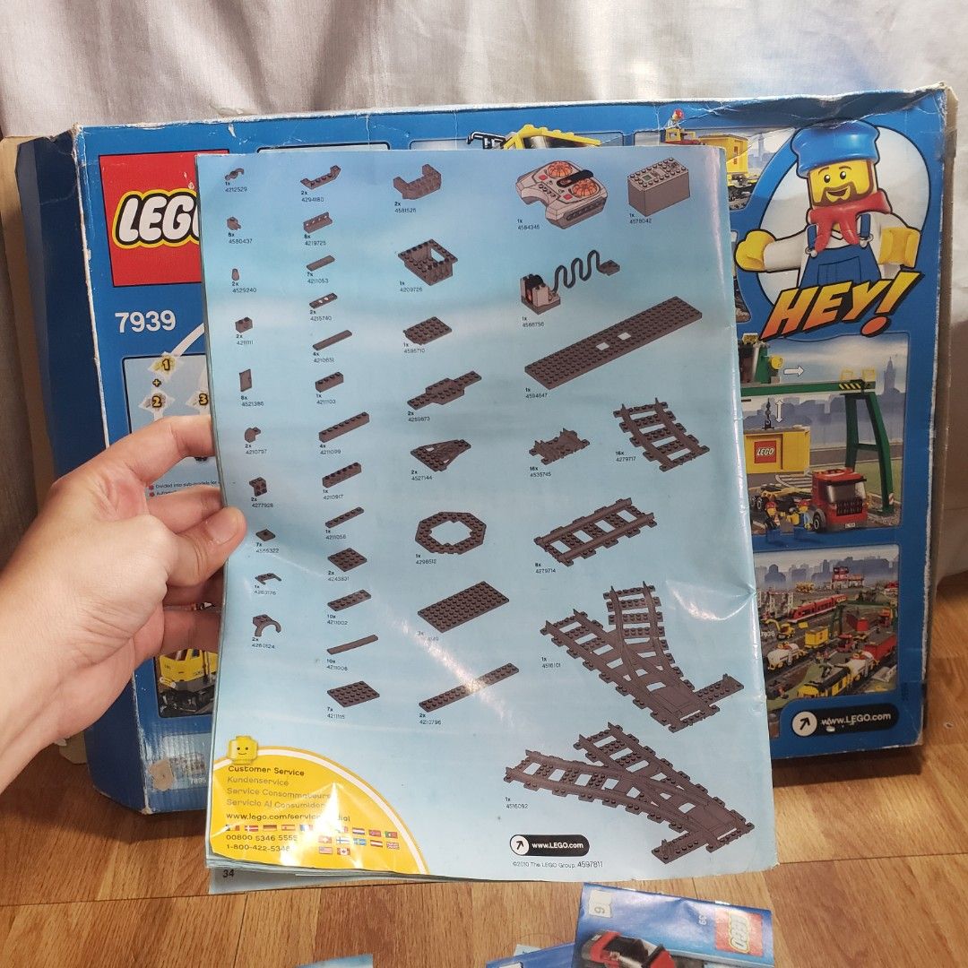 Lego 7939 City Cargo Train [RAILS SET ONLY AVAILABLE], Hobbies & Toys ...