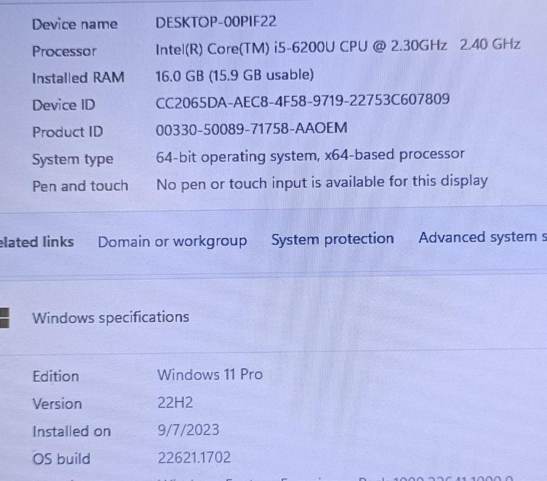 Lenovo ThinkPad L460 Intel Core i5 6th Gen Ram 16GB SSD 512GB Display ...