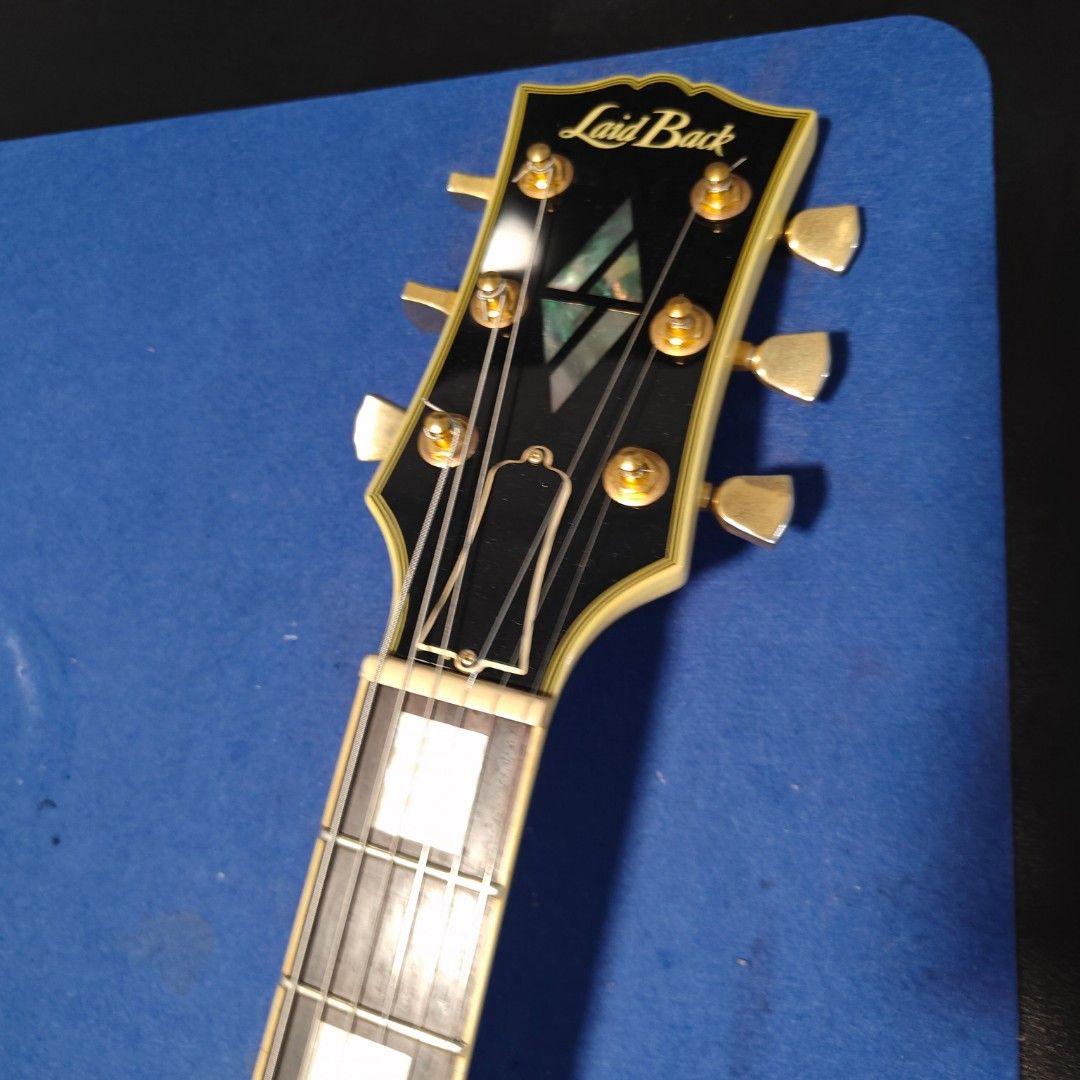 Japanese Brand Laid Back Les Paul Custom style electric guitar, Hobbies ...