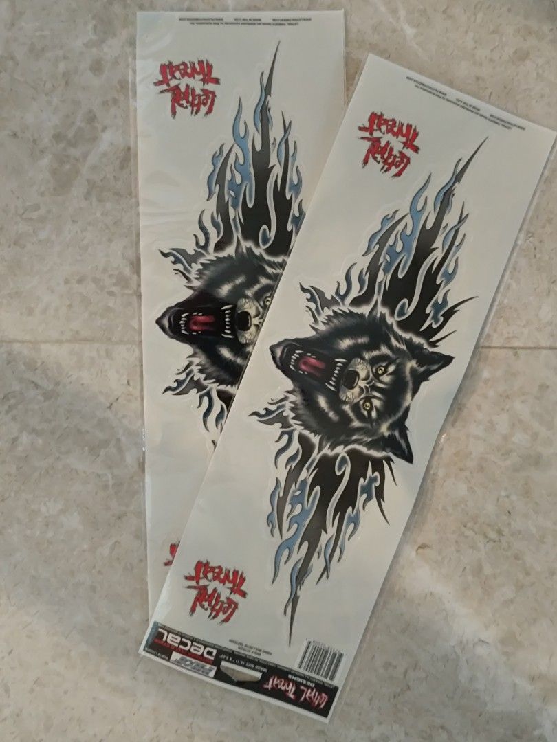 LETHAL THREAT Decals, Motorcycles, Motorcycle Apparel on Carousell