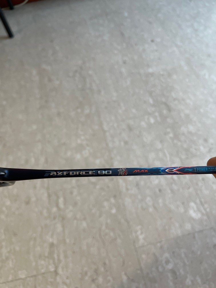 Li Ning Axforce 90 Dragon Badminton Racket, Sports Equipment, Sports ...