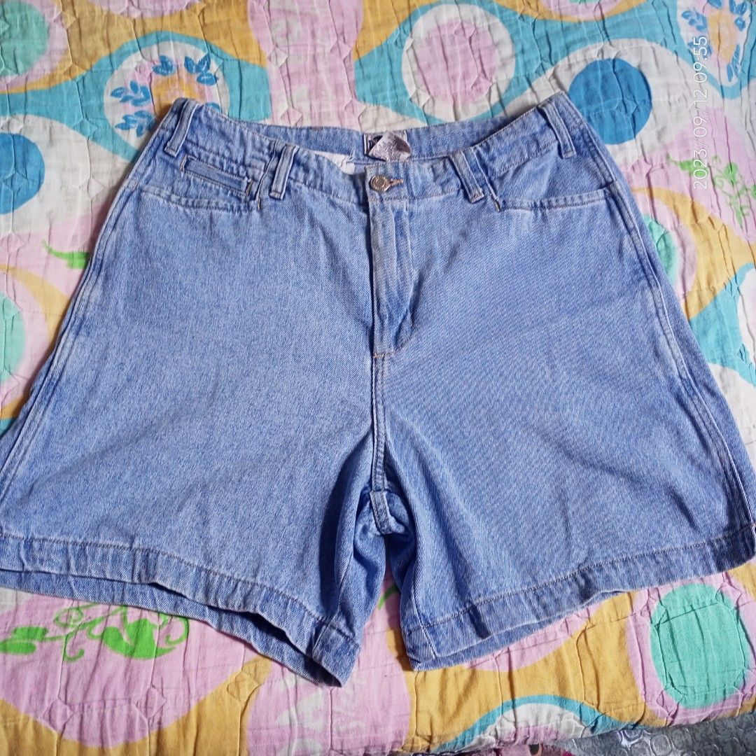 Light Denim Mom Shorts Womens Fashion Bottoms Shorts On Carousell