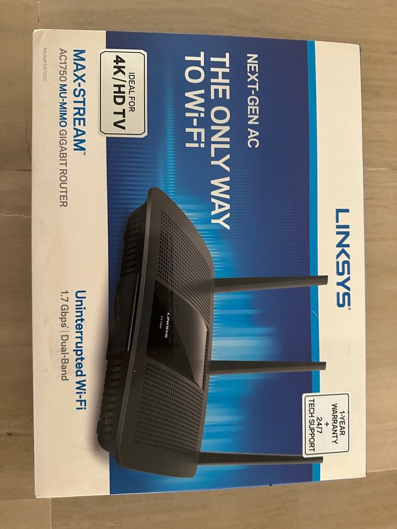 Linksys Max-Stream Router, Computers & Tech, Office & Business ...