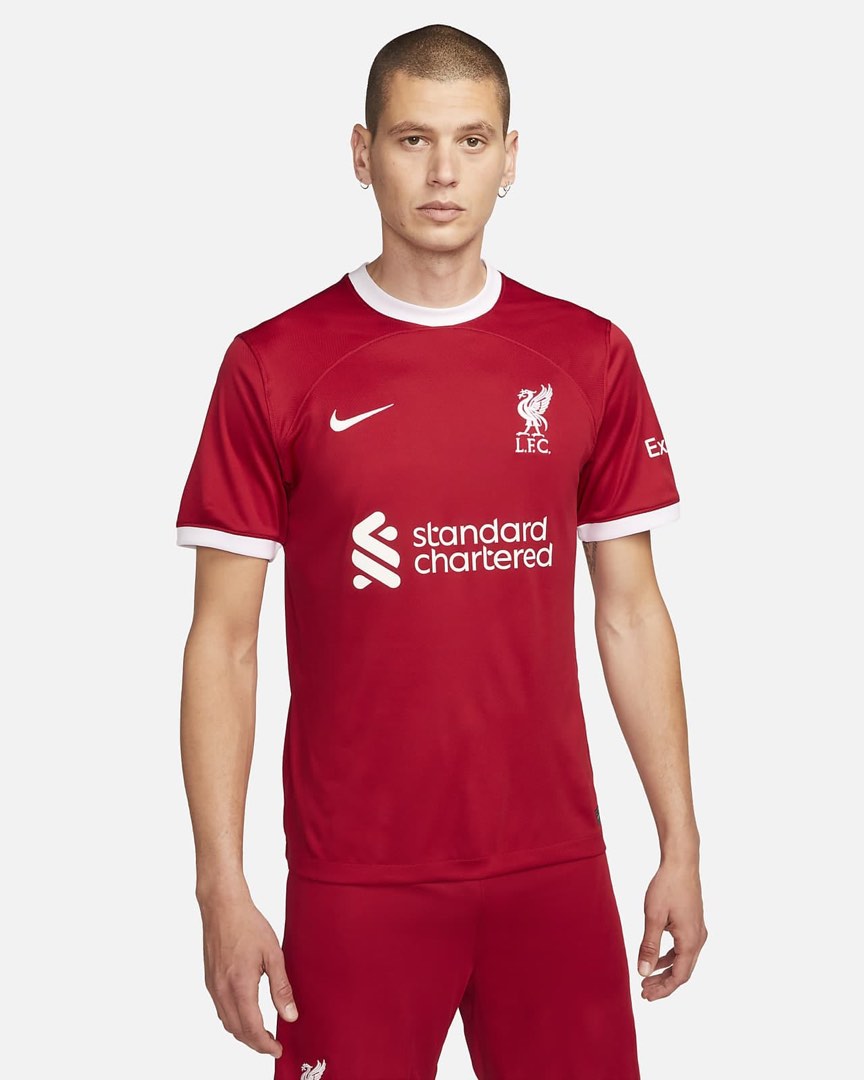 Liverpool 23-24 Home Jersey - Original Nike , Men's Fashion, Activewear ...
