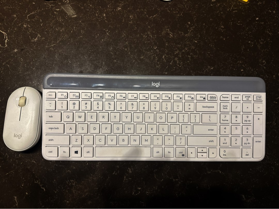 Logitech Wireless Keyboard Mouse Hardware Dongle Damaged Computers Tech Parts