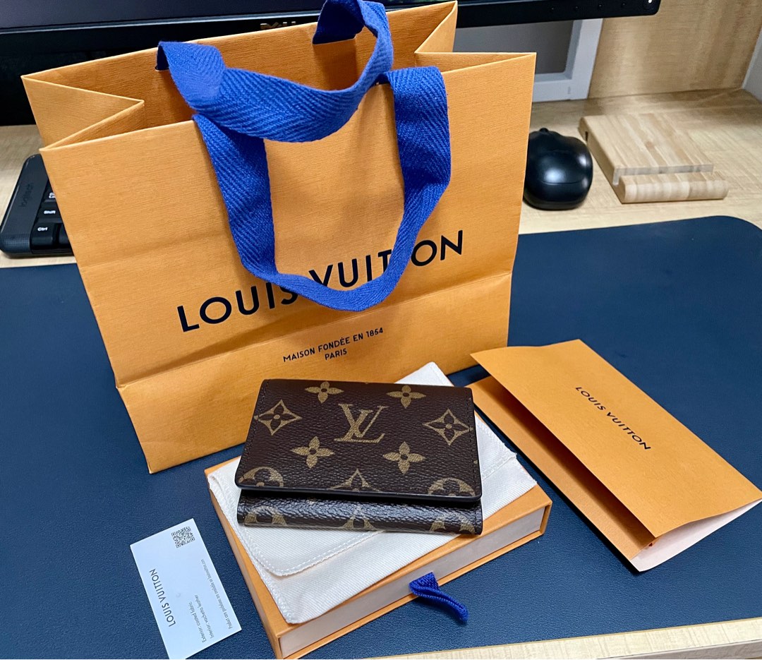 Louis Vuitton- Envelope Card Holder, Luxury, Bags & Wallets on Carousell