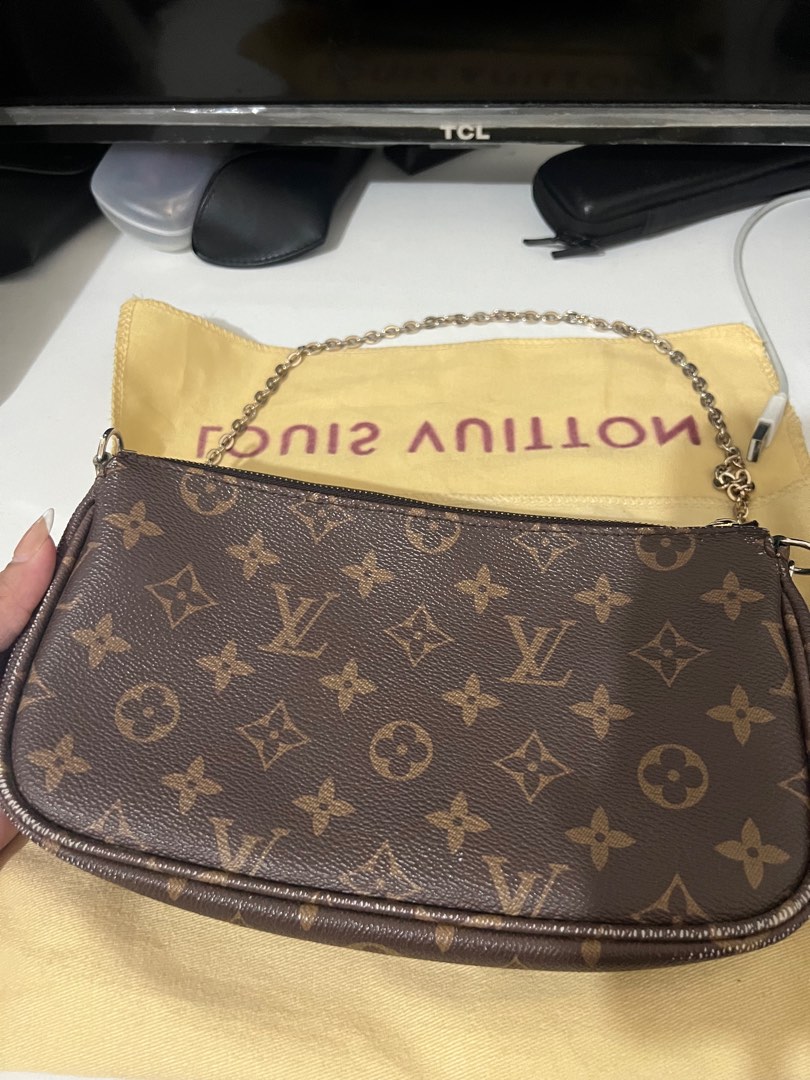 Louis Vuitton Pochette Bag, Luxury, Bags & Wallets on Carousell
