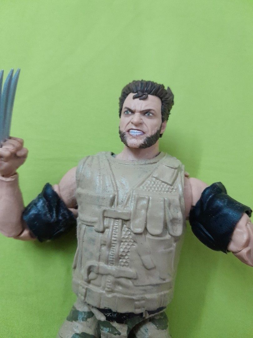 Marvel legends custom repaint army suit wolverine logan, Hobbies & Toys ...