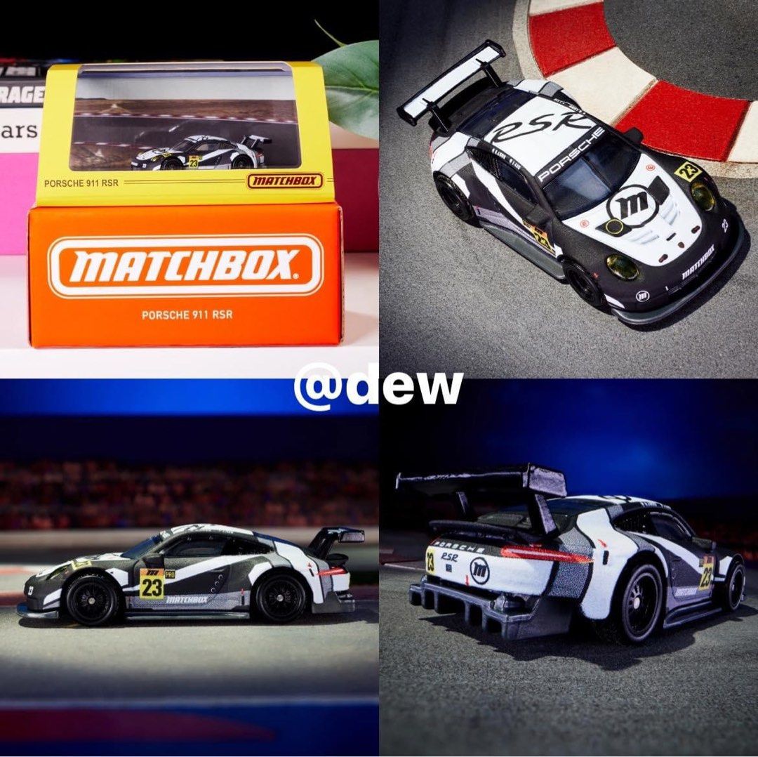 Matchbox Mattel Exclusive Porsche 911 RSR Hot Wheels RLC Red Line Club ...